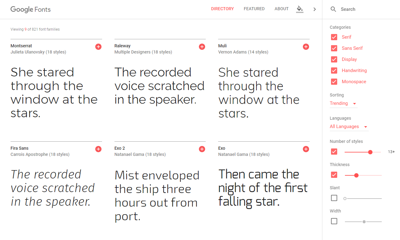 Google Fonts encontra o tipo de letra que procuras | Aberto até de ...