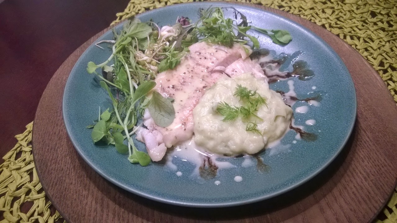 Isältä pojalle: Paistettua kuhaa voi-valkoviinikastikkeessa ja peruna ...