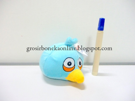 Boneka Angry Bird Biru | Grosir Boneka Online