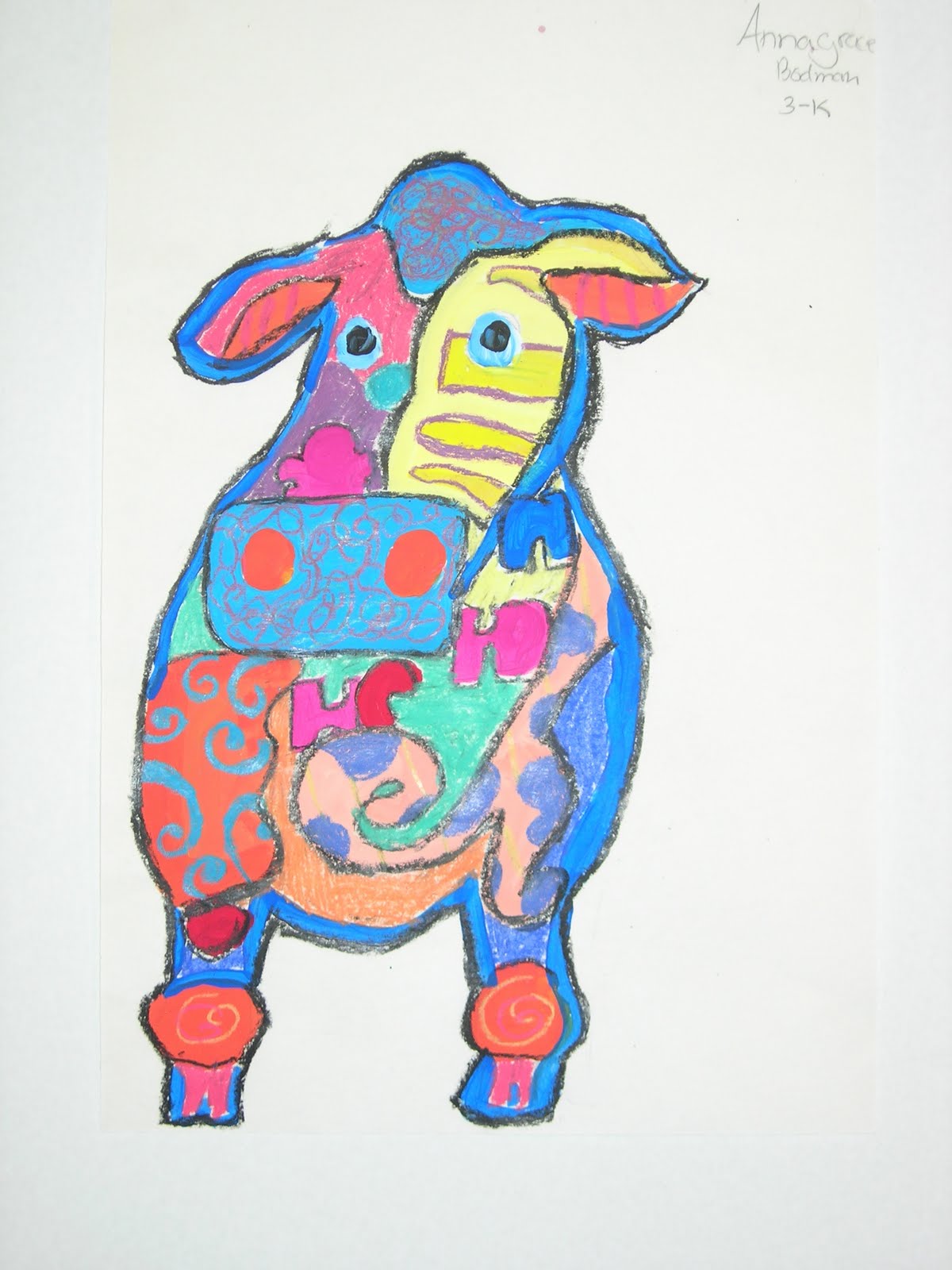 Mrs. Manzella's Student Gallery: 3RD GRADE: PETER DIEM COWS