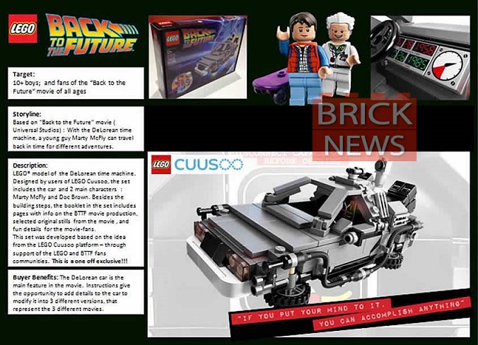 First look at the LEGO Back to the Future set!