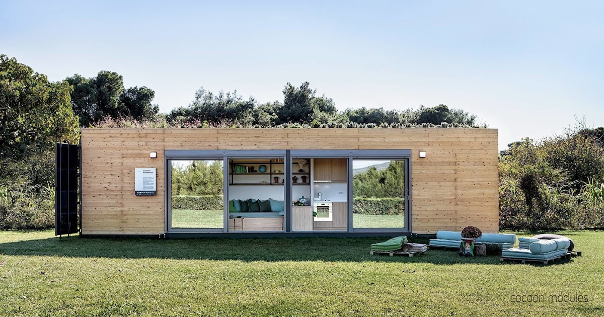 TINY HOUSE TOWN: Cocoon Module Shipping Container Home