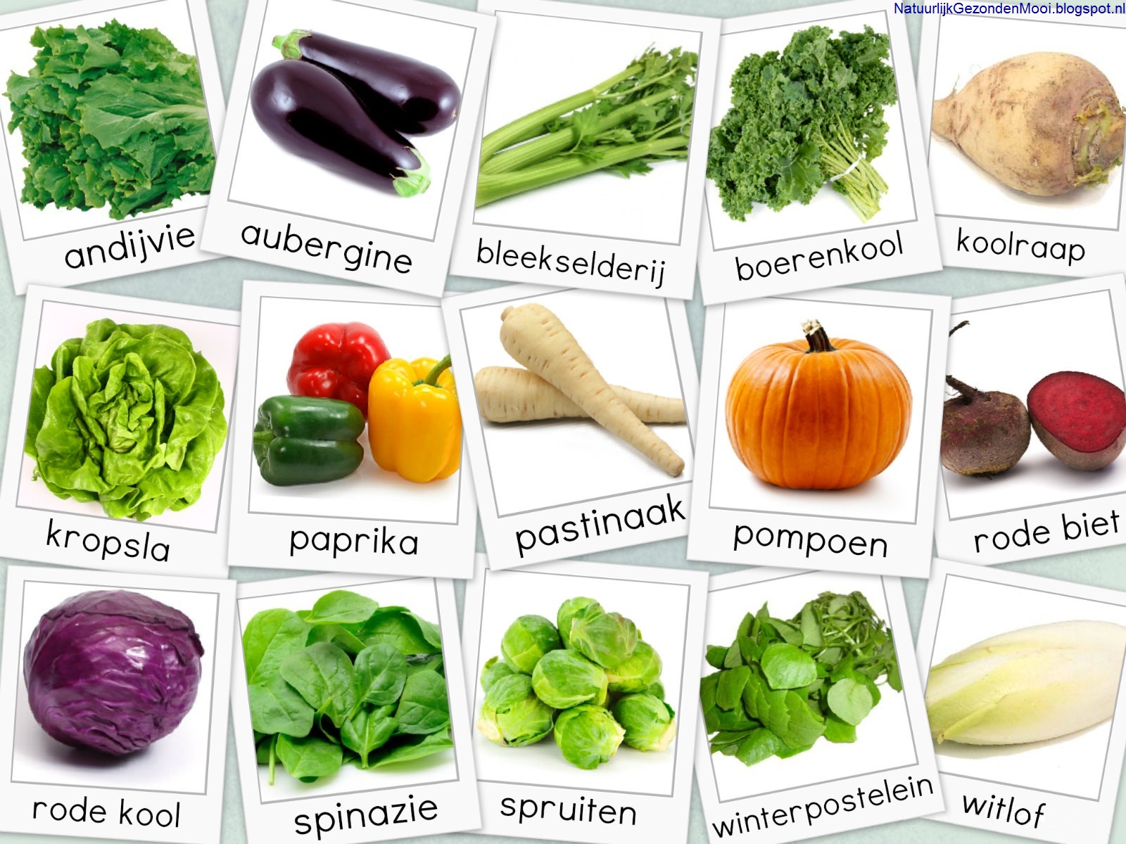 Natuurlijk Gezond en Mooi: Groente- en fruitkalender januari