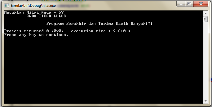 Contoh Program C++ Tentang Percabangan ( if, else if, dan else ...