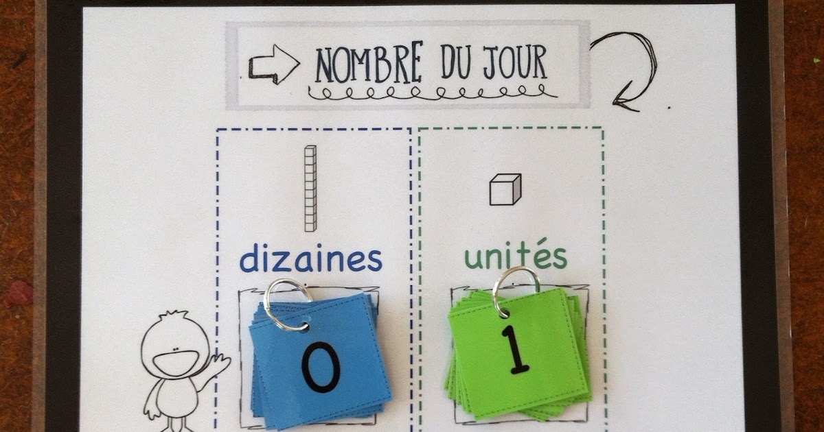 Sur le chemin de l'école: Nombre du jour