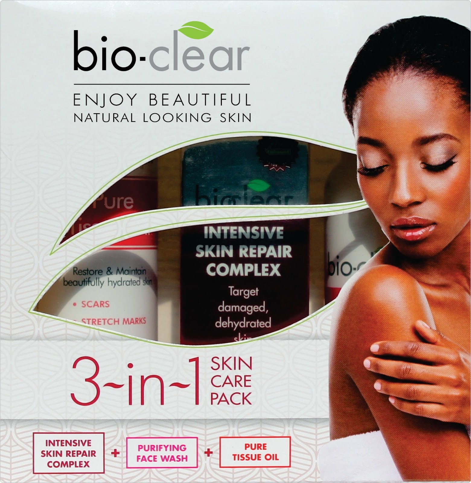 bio-clear : Bioclear 3 in 1 skin care pack