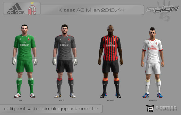 Blog , I'm Following: A.C Milan kit 13/14 by Steilein