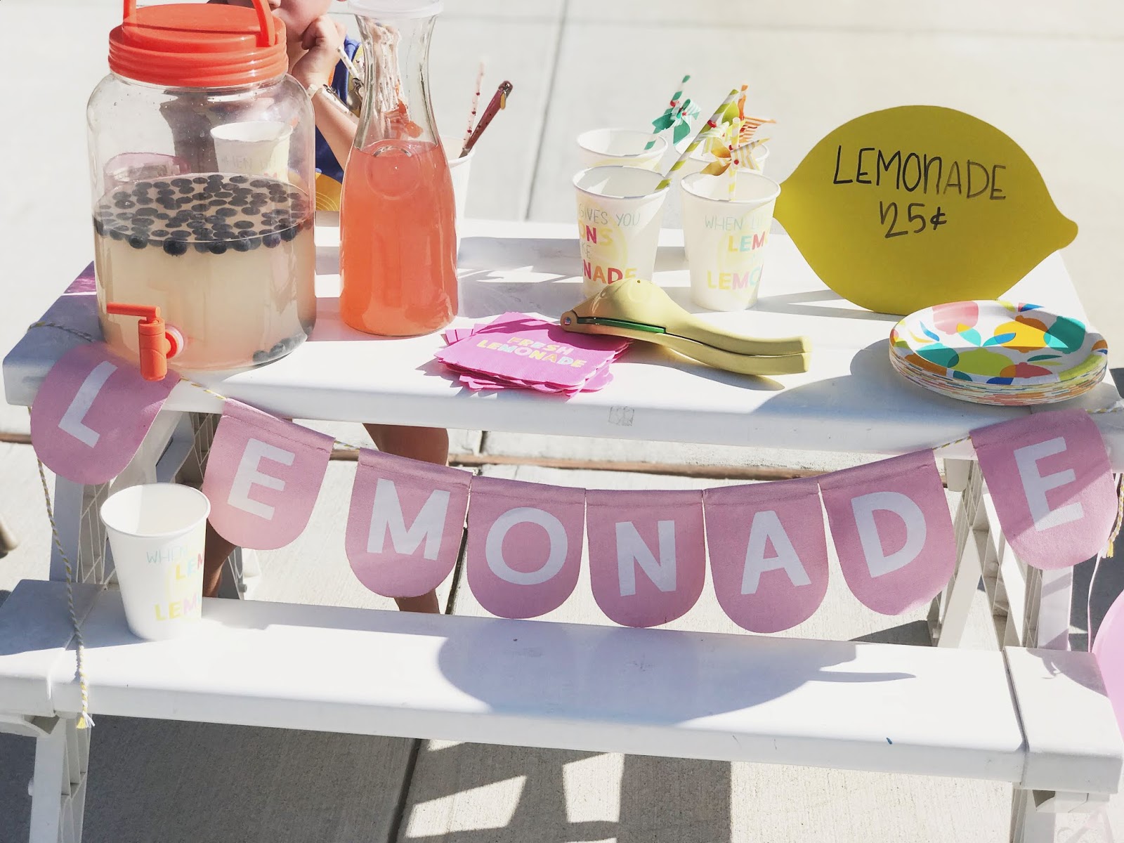 Lemonade stand-summer bucket list - graciously saved