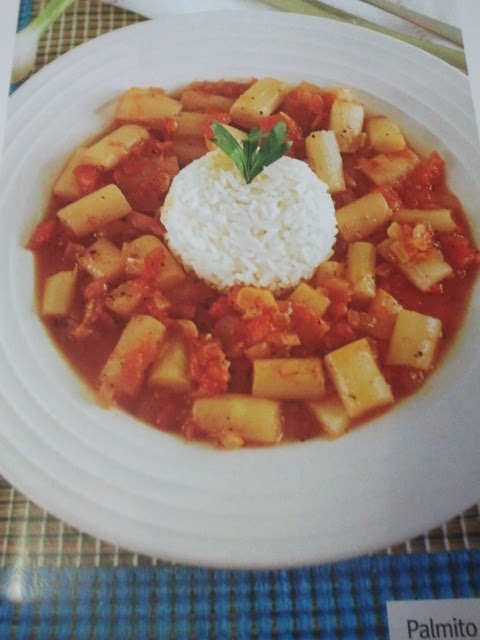 comida sana: Receta Palmito Guisado