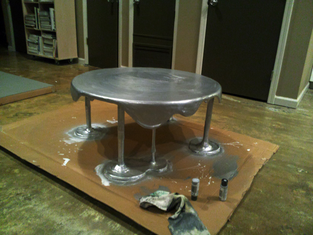 Ryan Bradburn - Design and Creation: Melting Coffee Table for Shaw Carpets