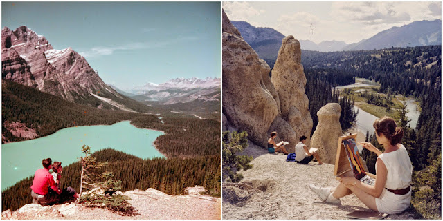 Wonderful Color Photos of Town of Banff, Canada in the 1950s ~ Vintage ...