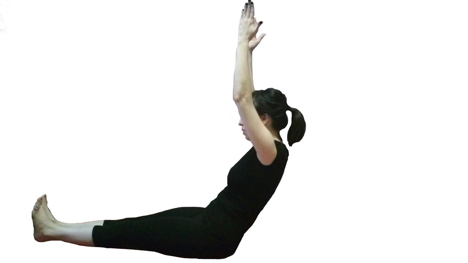 Exercise of the Day: Day 203- Roll up in 3's with Arms at Ears