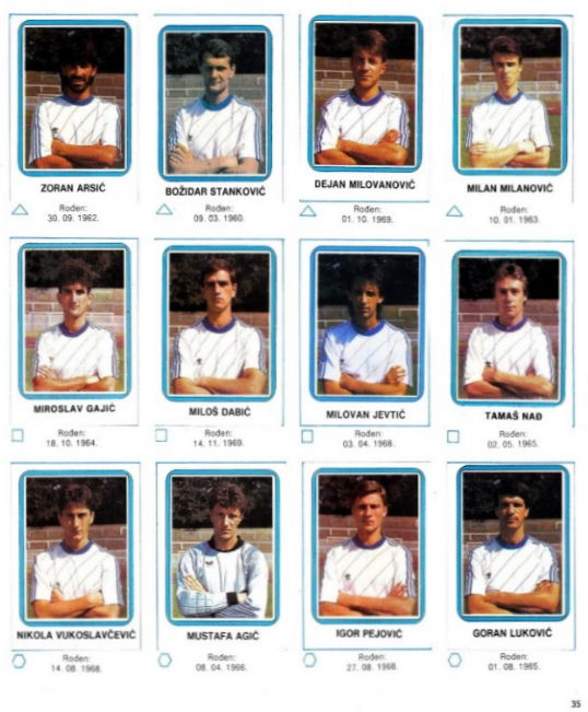 Football Cartophilic Info Exchange: Dečje Novine - Fudbal 91 (02 ...