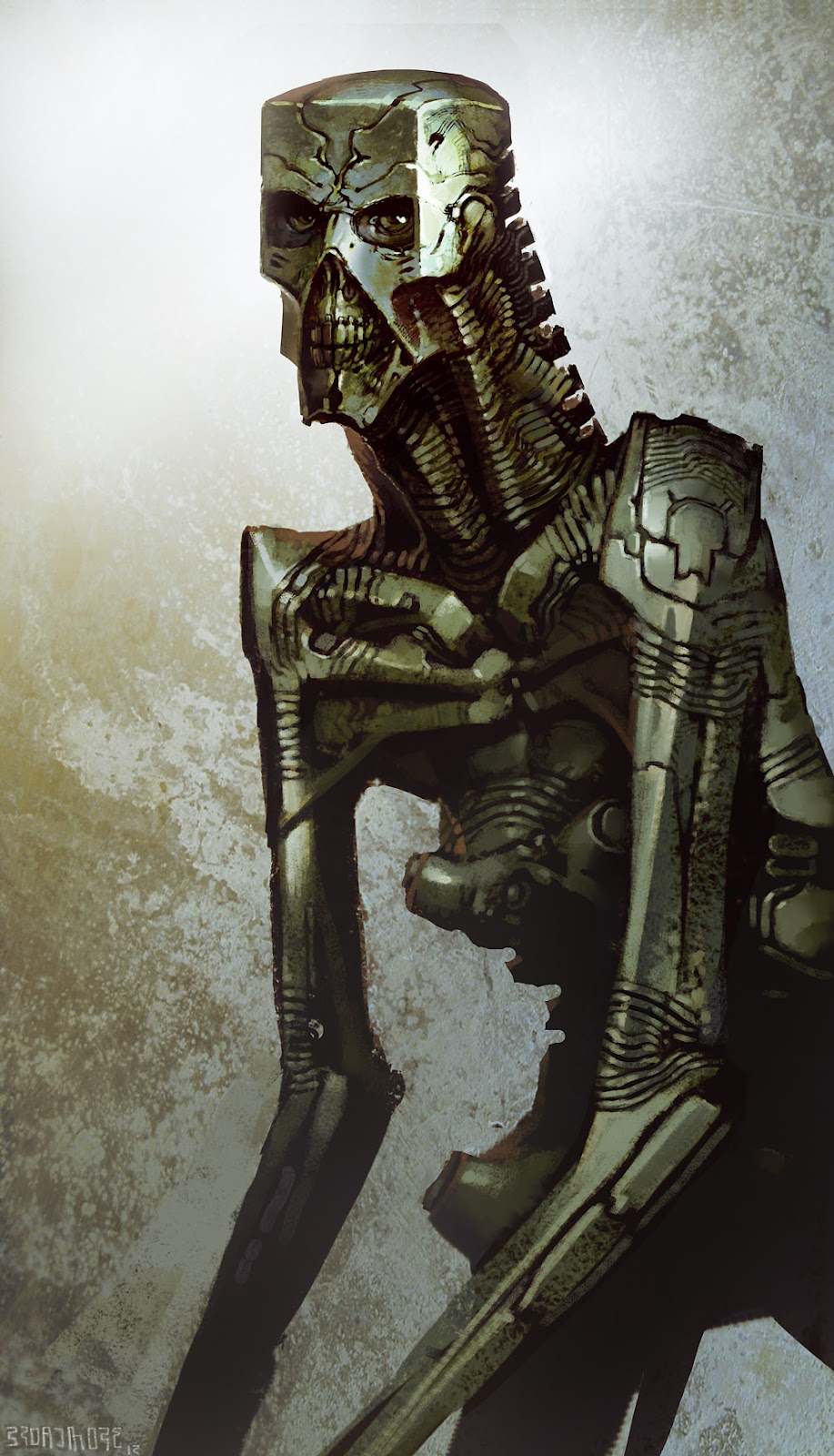 The King of Fatboss: Zombie Robot plays off-camera Pianola