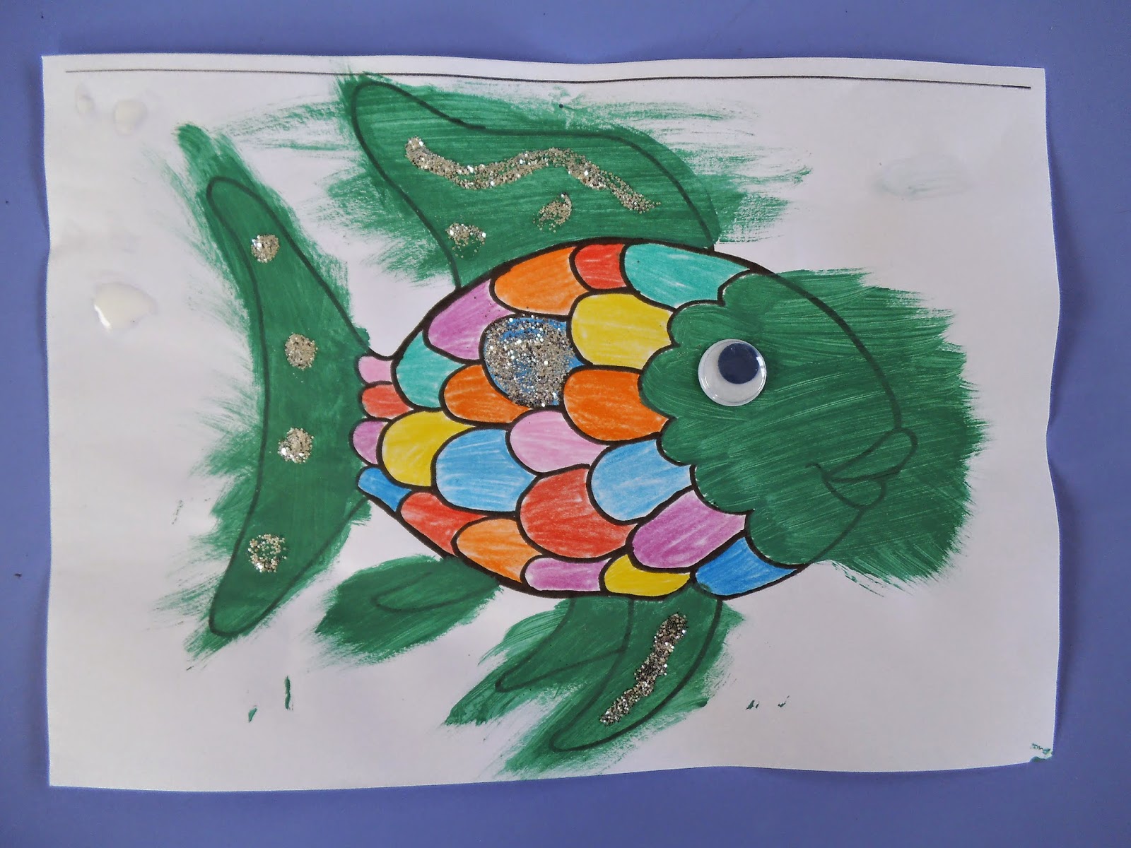 *Brilliant Room B*: Rainbow Fish Art