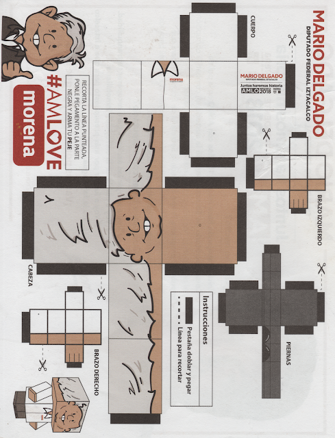 El maestro: Construya su AMLO CUBECRAFT