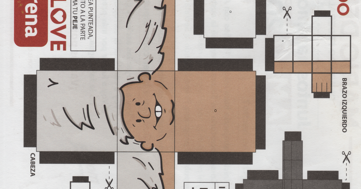 El maestro: Construya su AMLO CUBECRAFT