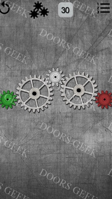 Gears Logic Puzzles Level 30 Solution ~ Doors Geek