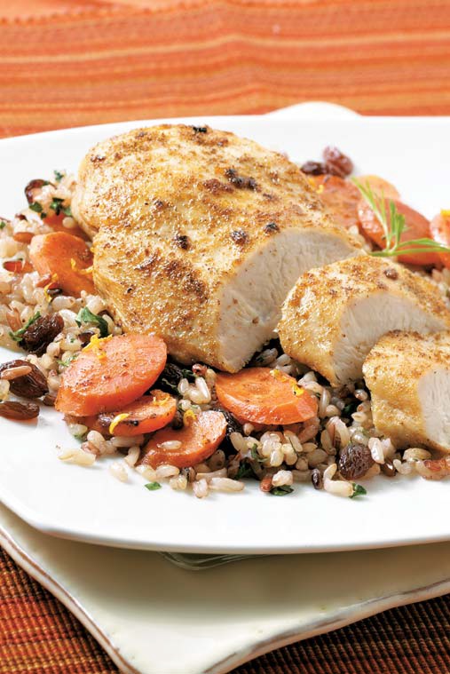 Lemon Garlic Chicken with Raisins ( 4 peoples ) ~ Easy recipes