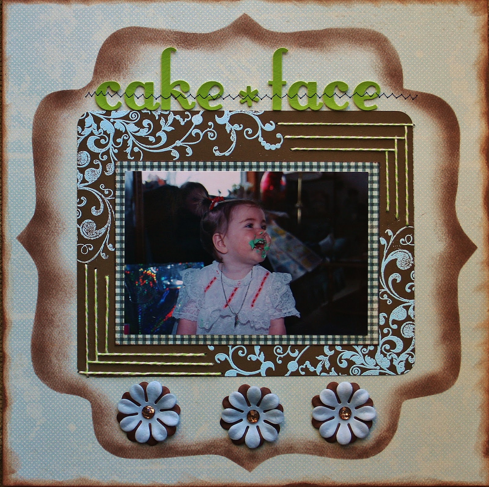 Scrappin' Chaos: Cake Face