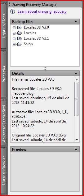 CadWorking: Recuperación de dibujos de AutoCAD