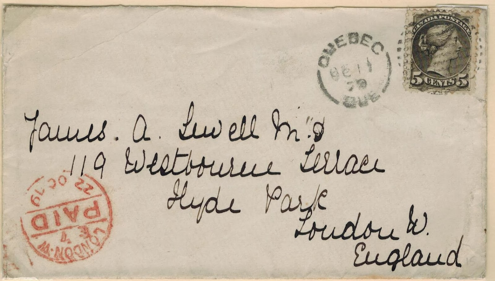 Postal History Corner: 6. United Kingdom and Empire/Commonwealth Letter ...