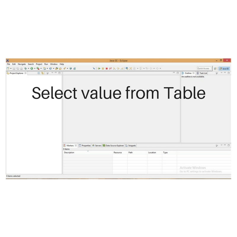 Java Program Selecting Values From Database Programming World