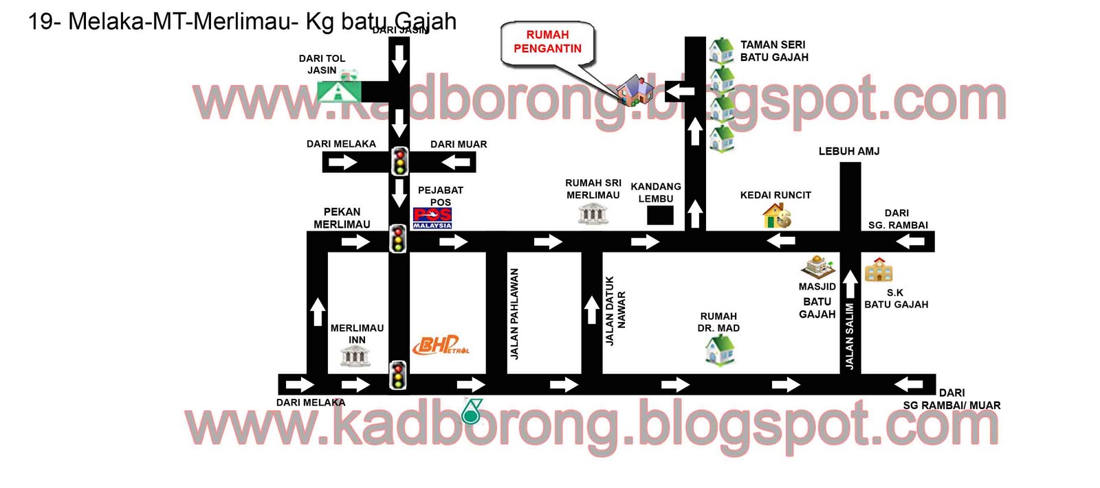 PELAN MELAKA (MELAKA TENGAH): PETA LOKASI DAERAH MELAKA TENGAH