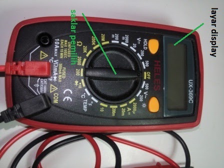 Cara menggunakan AVOmeter dengan mudah