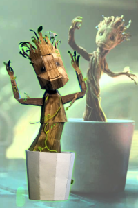 Dancing BABY GROOT Papercraft - Download PAPERCRAFT Templates