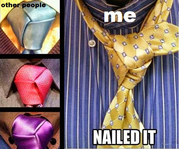 Funny meme – How to tie a tie