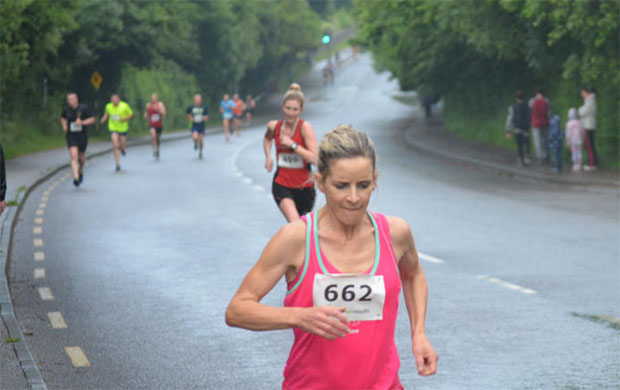 Just 4 seconds in the end separated the two first women...Una Murply ...