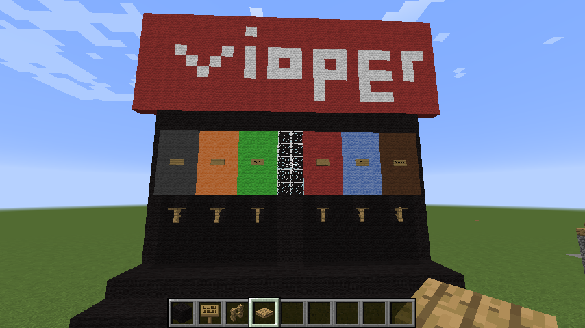 how to make a soda machine in minecraft