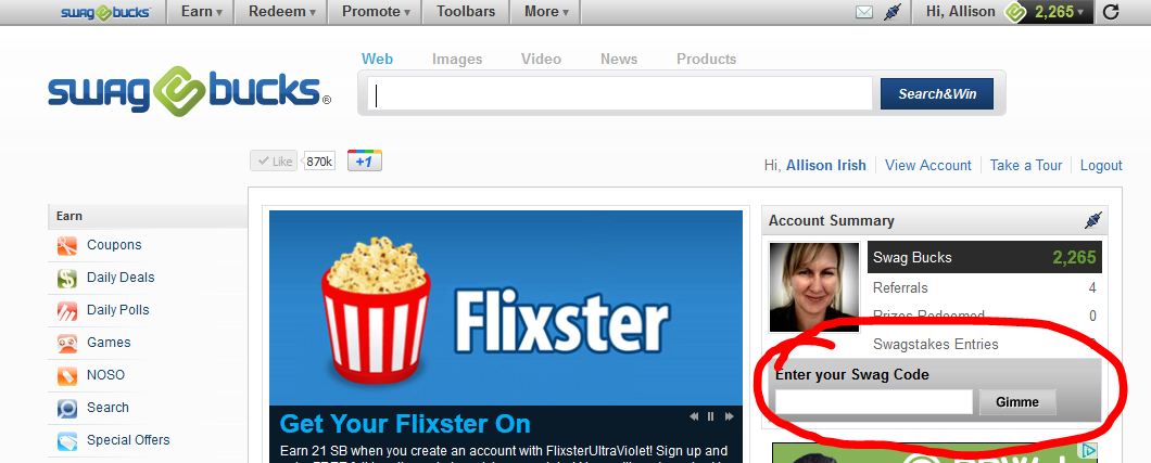 My SwagBucks Tips: Swagcodes: A Fun Way to Earn Swagbucks Fast