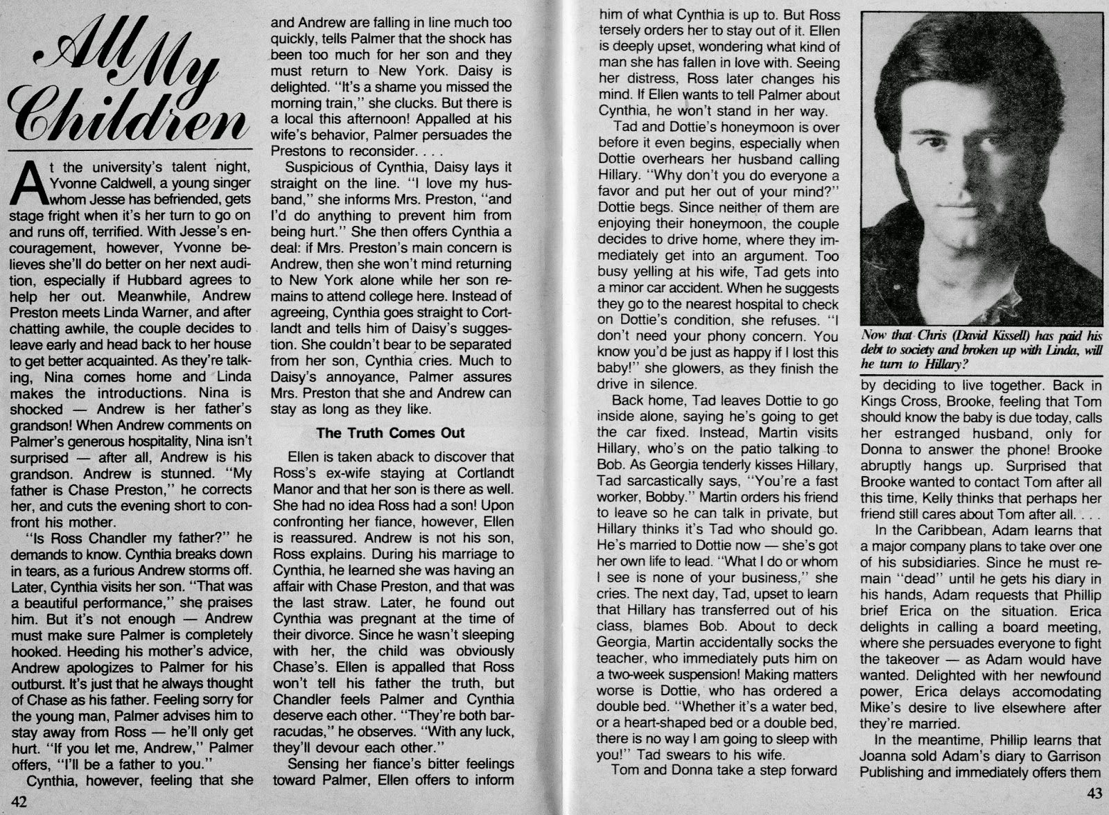 All My Children Recap-November 20, 1984 (SOD)