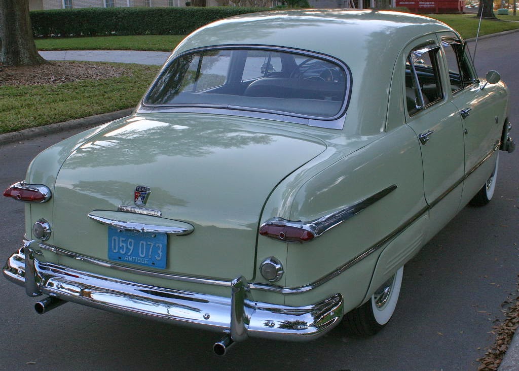 All American Classic Cars: 1951 Ford Custom DeLuxe Fordor 4-Door Sedan