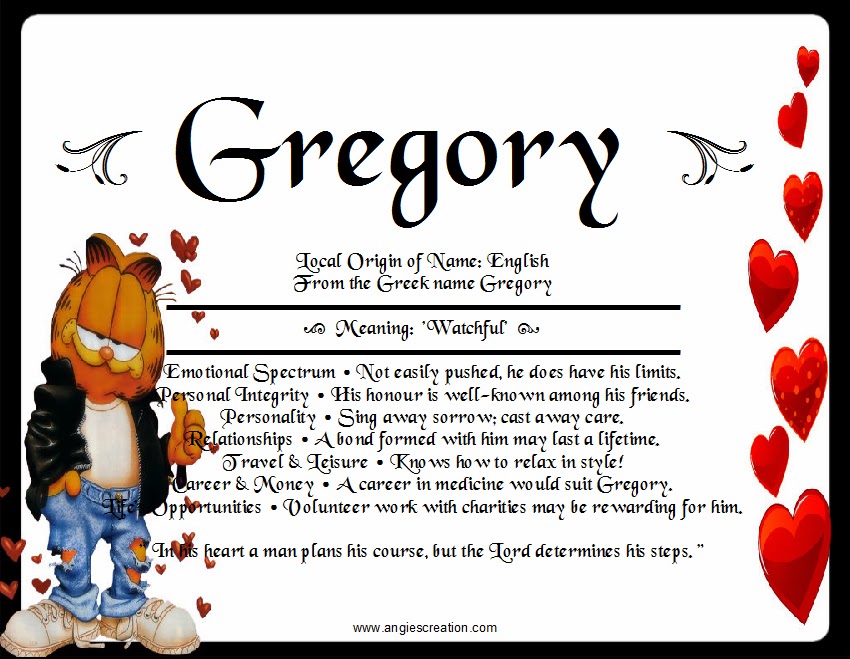 Gregory | Unique Names