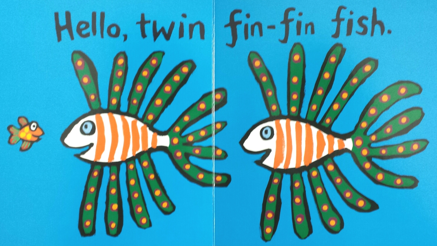 4 Little Kittens Read!: Hooray for Fish! by Lucy Cousins {Book Review}