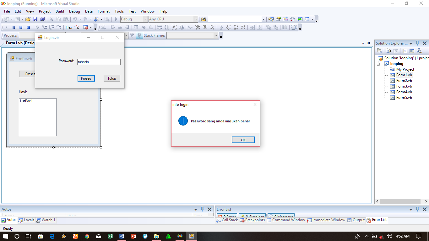PERKENALAN DAN PERKEMBANGAN VISUAL BASIC 2008