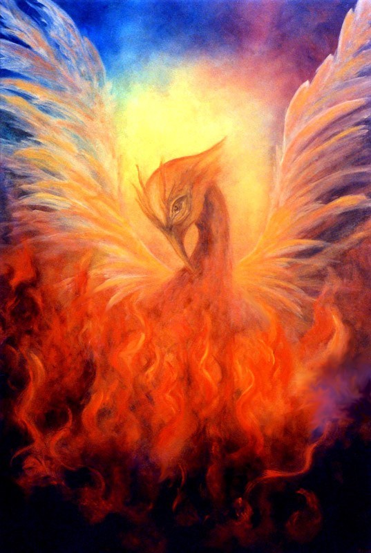 Marina Petro ~ Adventures In Daily Painting: THE PHOENIX RISING - Three ...