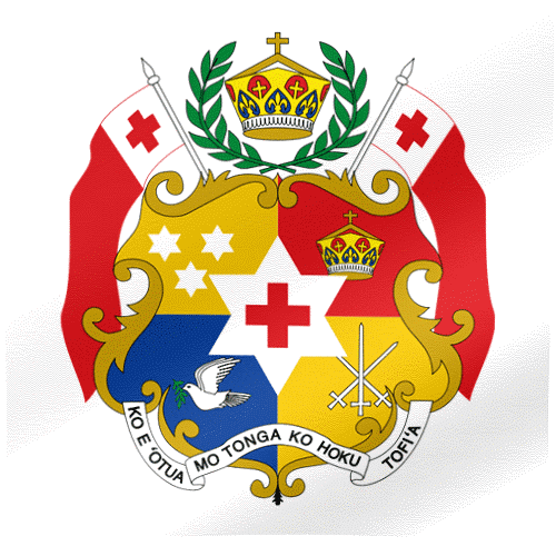 Flag of Tonga (GIF) - All Waving Flags