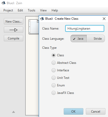 Java Script: Membuat Coding Hitung Lingkaran Dengan Perulangan Menggunakan BlueJ