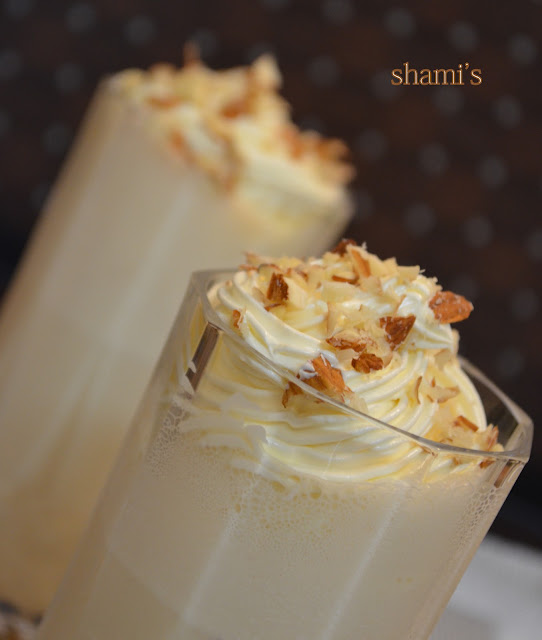 Shami's Delicacies: PRALINE MILKSHAKE