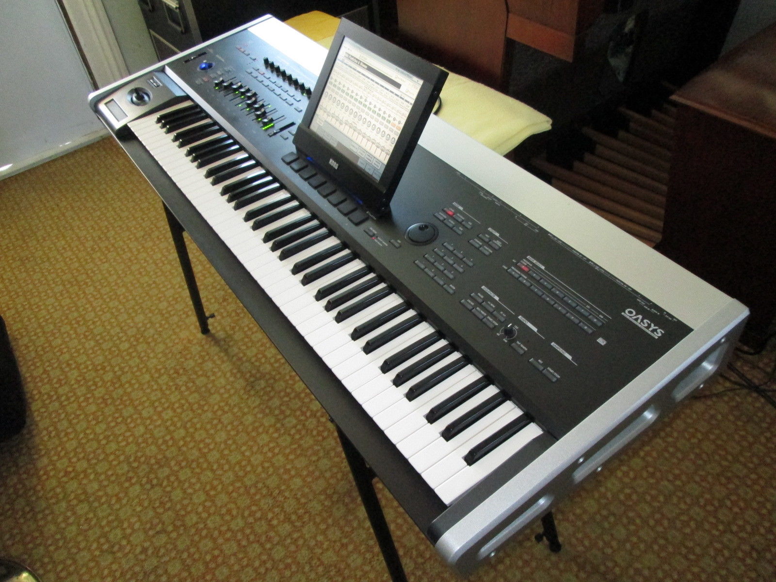 MATRIXSYNTH: Korg OASYS 76 Keyboard Synthesizer Workstation SN 000257