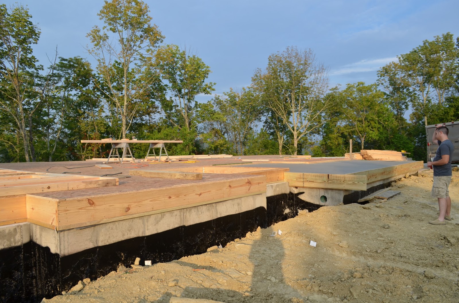Schweitzers Build a House: First week of framing (subfloor, exterior ...