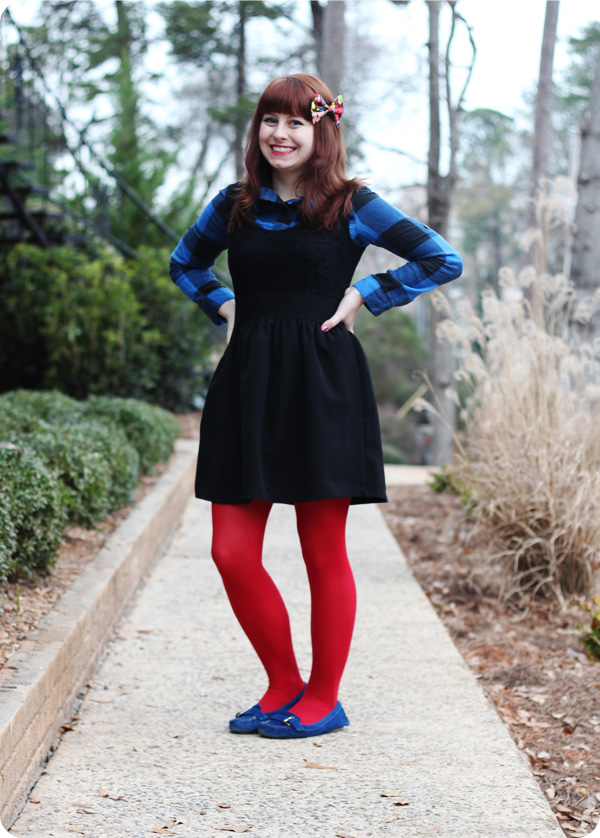 The ultimate red tights inspiration. - Fashionmylegs : The tights and ...