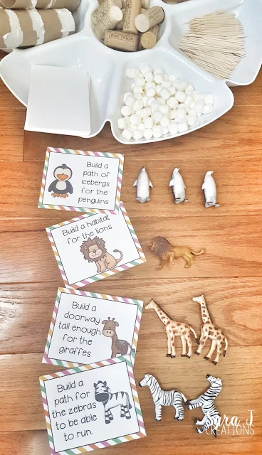 Zoo Themed STEM Activity | Sara J Creations