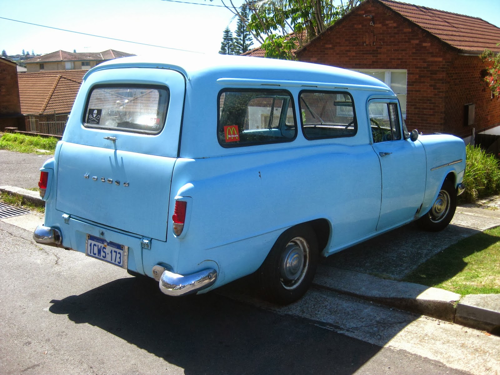 Aussie Old Parked Cars: 1961 Holden EK Panel Van