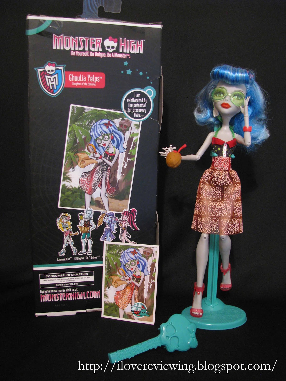 Review Monster High Skull Shores doll | I love reviewing