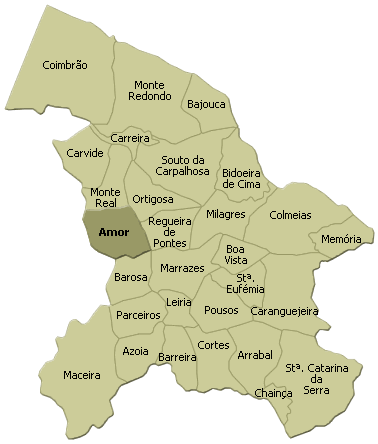 Passado, Presente e Futuro: Mapa do Concelho de Leiria